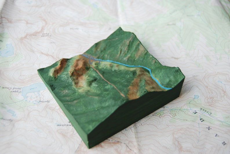 Manitou Springs Incline Model 3D Printed Artwork Hiking | Etsy