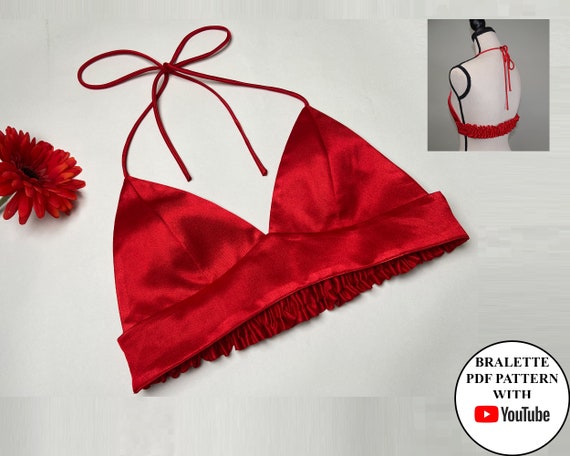 Women Bralette Sewing Digital Pattern Luxury Bralette Sewing - Etsy