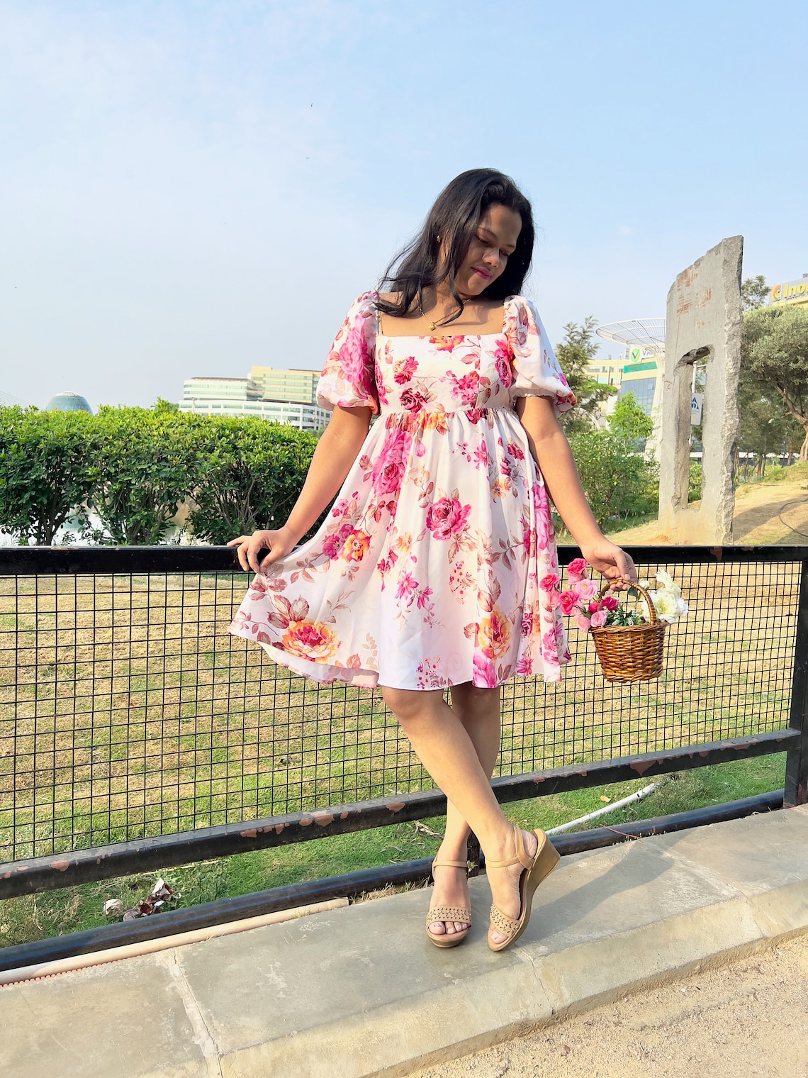 Cottage Core Puff Sleeve Dress Sewing Digital PDF Pattern - Etsy