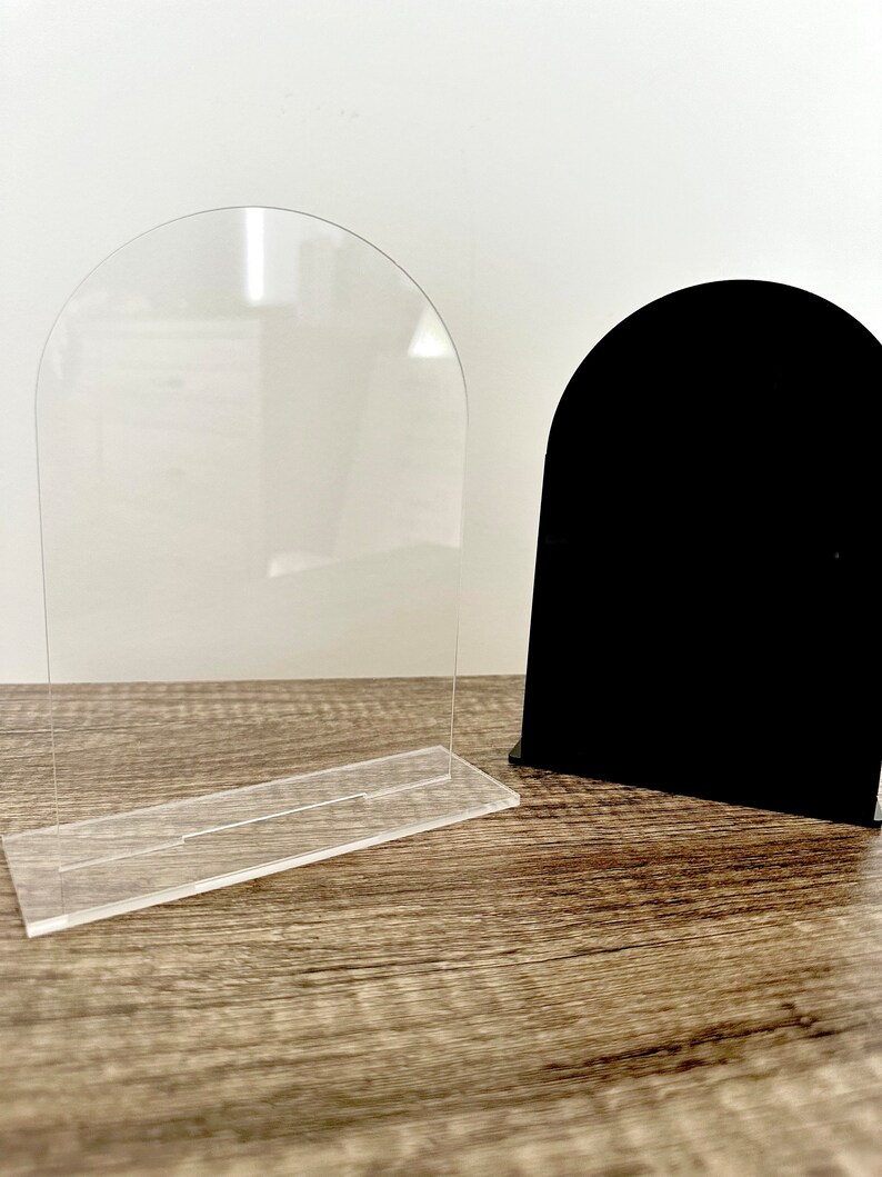 Custom Acrylic Arched Signs - Etsy