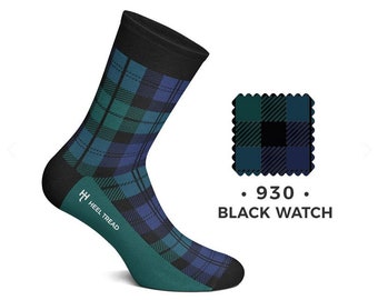 Black Watch Socks - Etsy