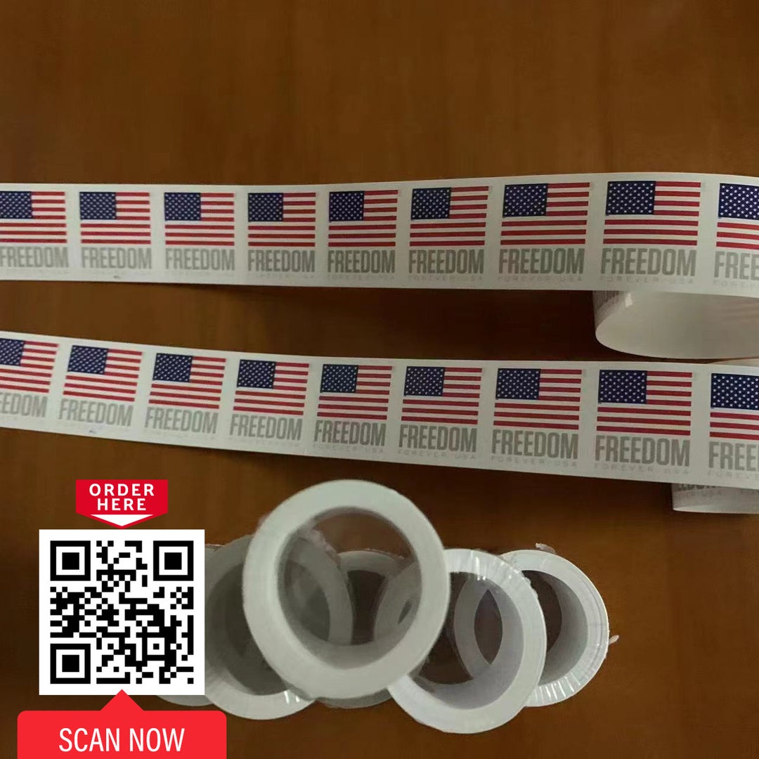 1000 New US Flags Stamps Unused US Forever First Class Flowers Wedding ...