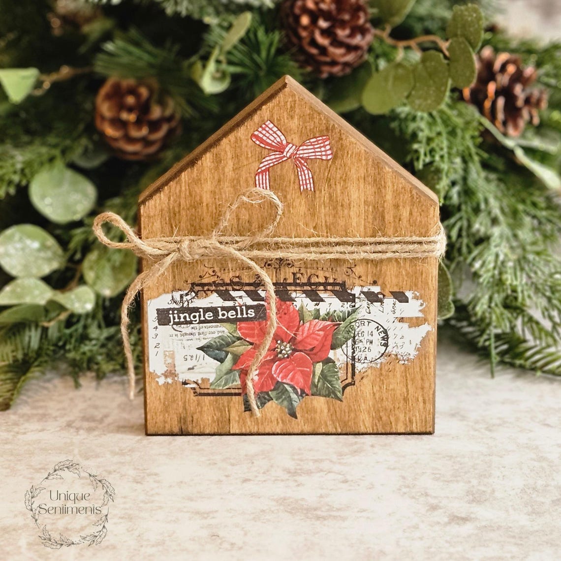 Rustic Christmas Shelf Sitter - Etsy