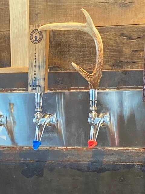 Genuine Custom Whitetail Deer Antler Beer Tap Handle - Etsy