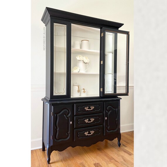 Modern china cabinet hutch store