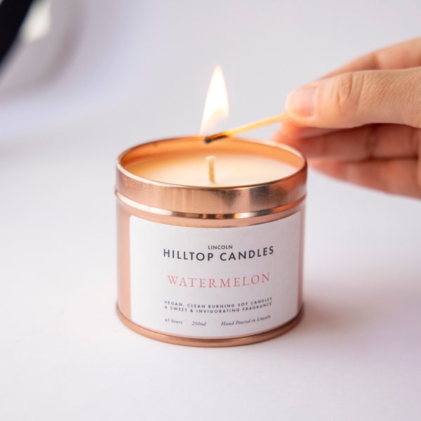 Watermelon Candle - Etsy