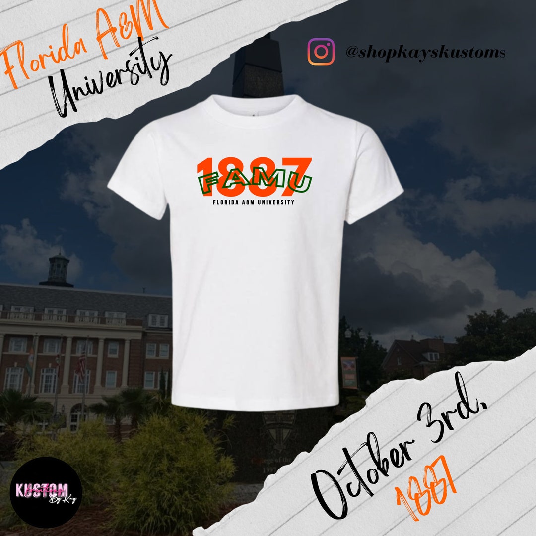 FAMU Rattlers 1887 T-shirt | Florida A&M University | Go Rattlers - Etsy