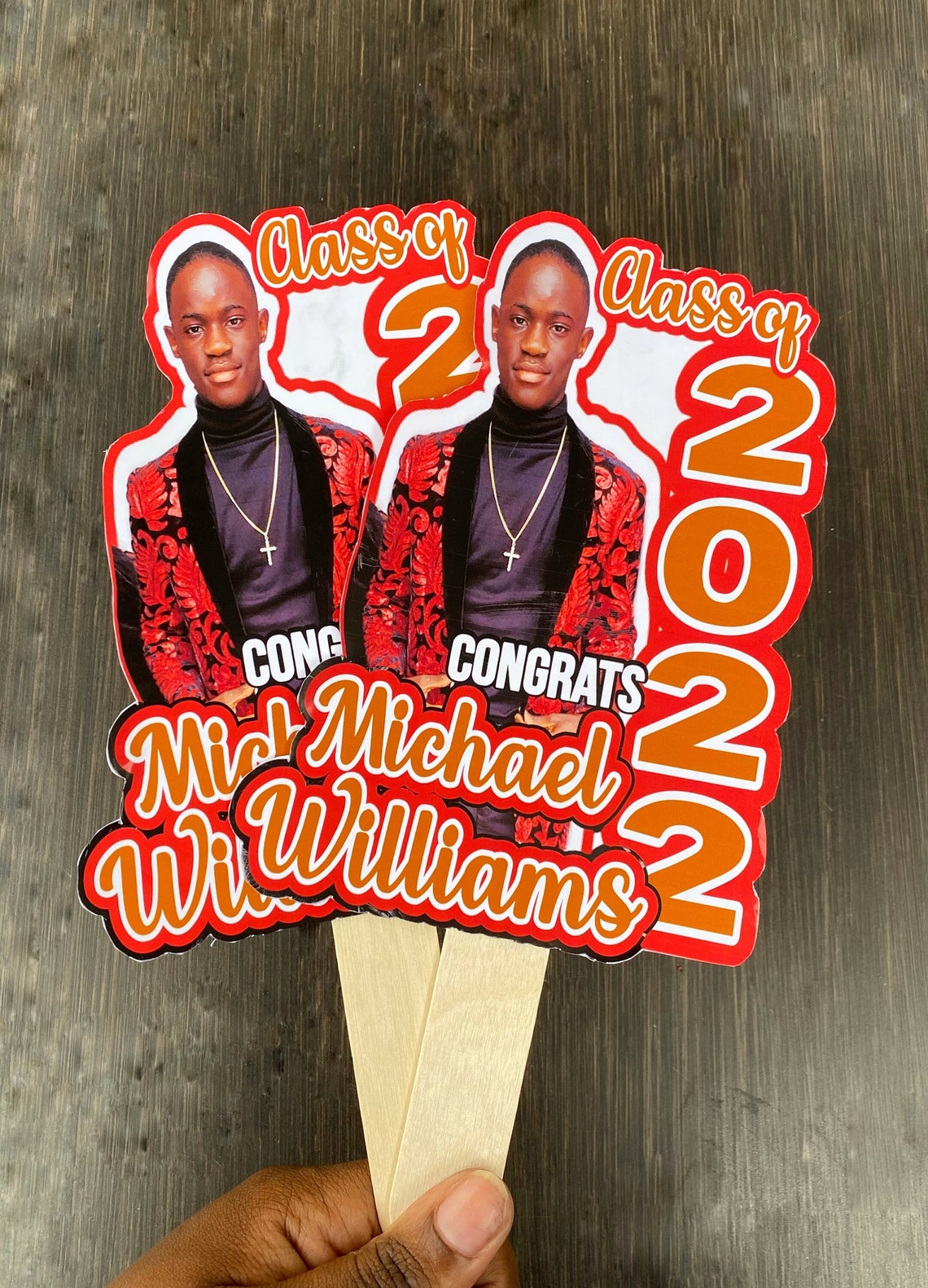 Customized Graduation Fans, Graduation Fans, Grad Photos, Class of 2022 ...