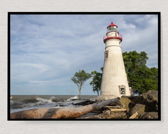 Marblehead Lighthouse Sunrise, Lake Erie Ohio. James Mann Watercolor ...