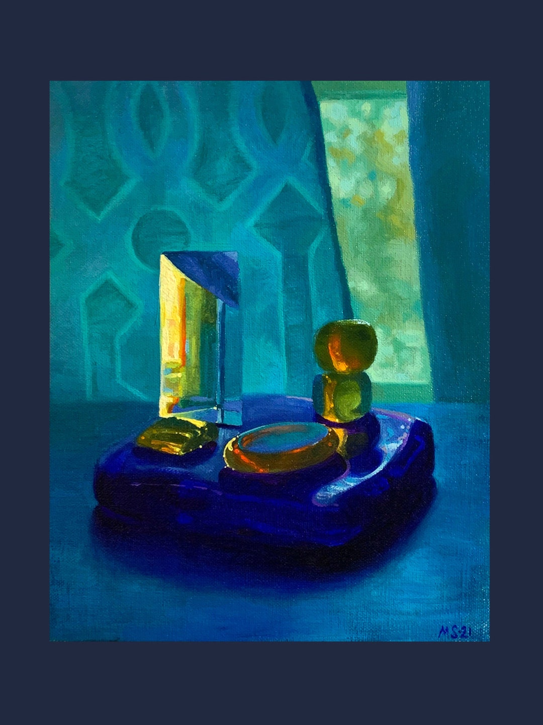 Prism Still Life (ORIGINAL PAINTING) 8x10 Inches - Etsy