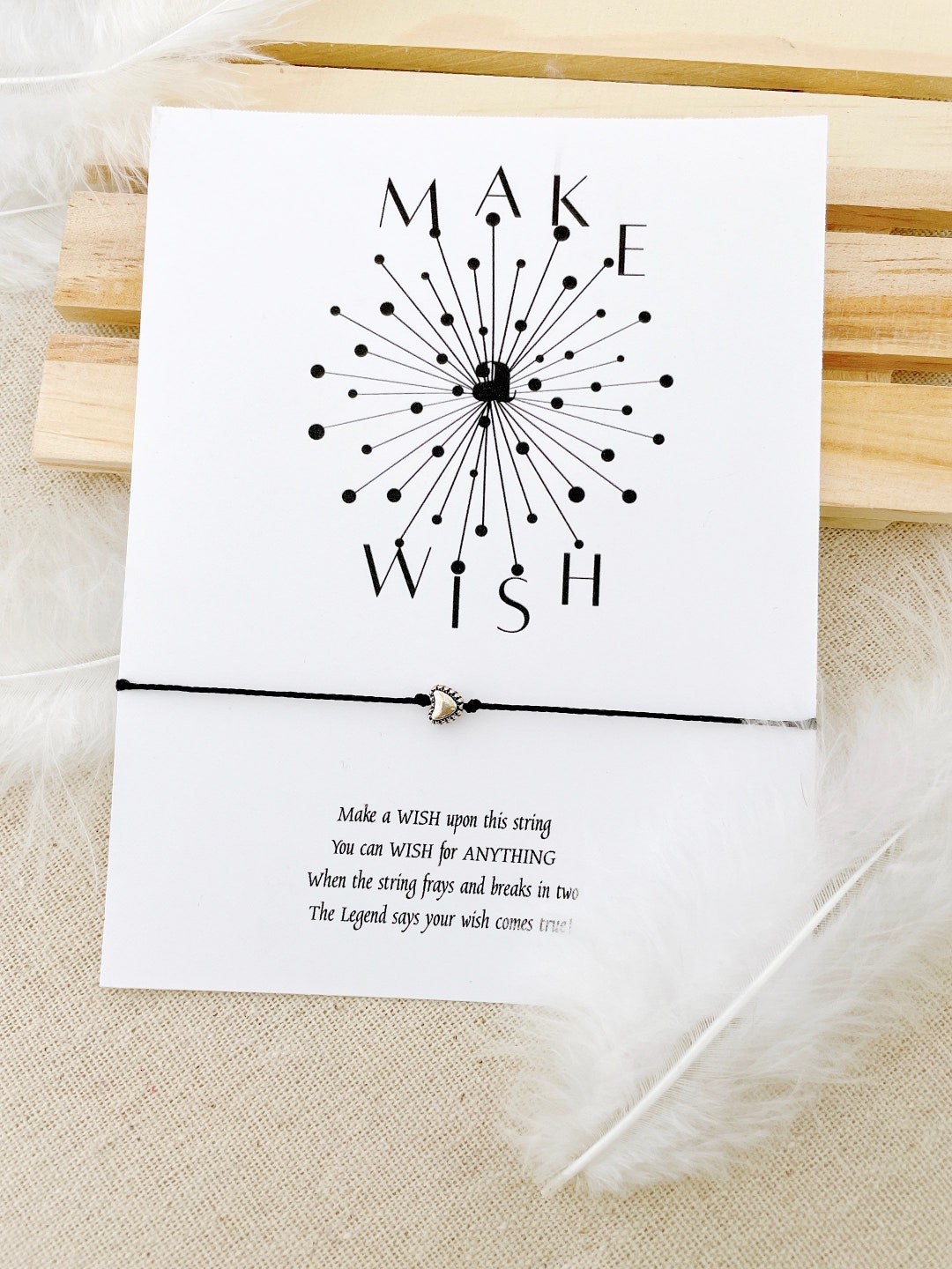 Make a Wish Bracelet,adjustable,cute Best Friend Gift,personalized ...