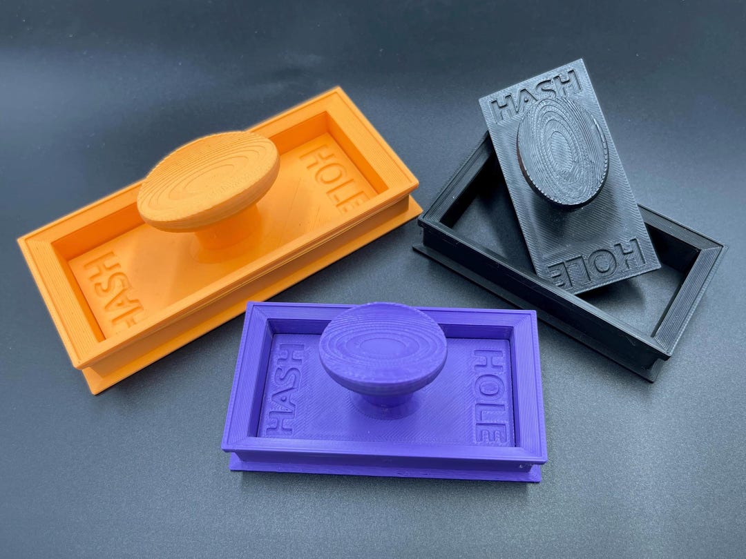 Hashhole Press, 3D Printed Flower Press. Easily and Perfectly Roll the ...