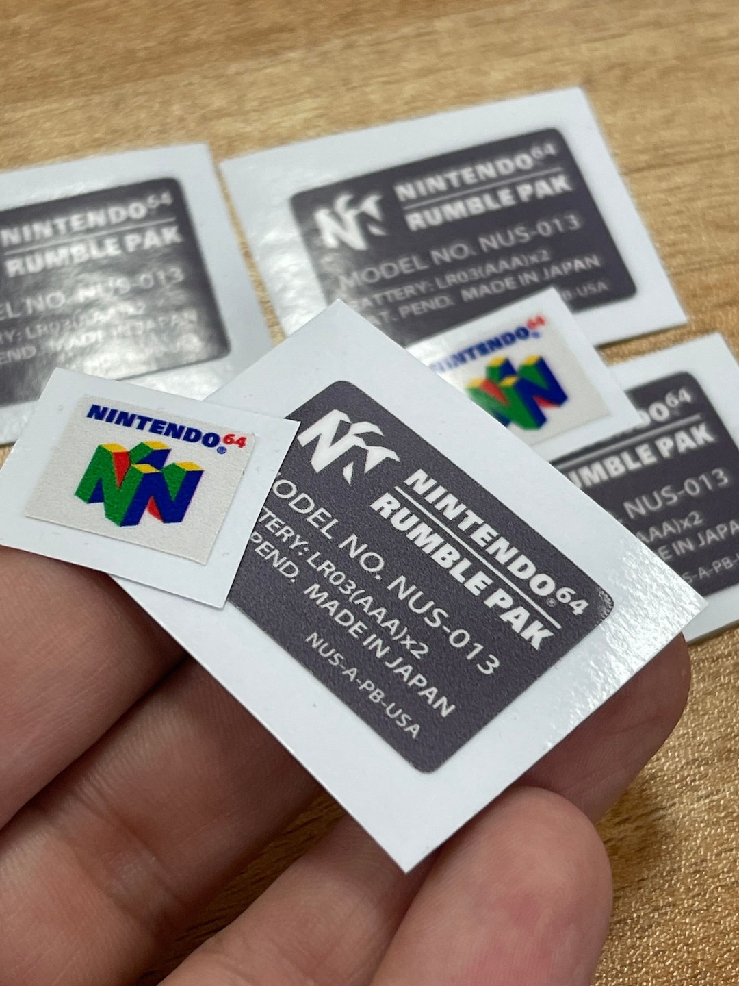 Nintendo 64 Rumble Pak Replacement Labels. Replace Your Rumble Pak ...