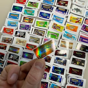 Gameboy Advanced GBA Replacement Label - Restore Your Damaged Labels ...