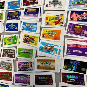 Gameboy Advanced GBA Replacement Label - Restore Your Damaged Labels ...