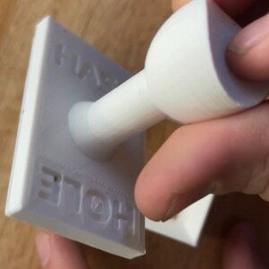 Hashhole Press, 3D Printed Flower Press. Easily and Perfectly Roll the ...