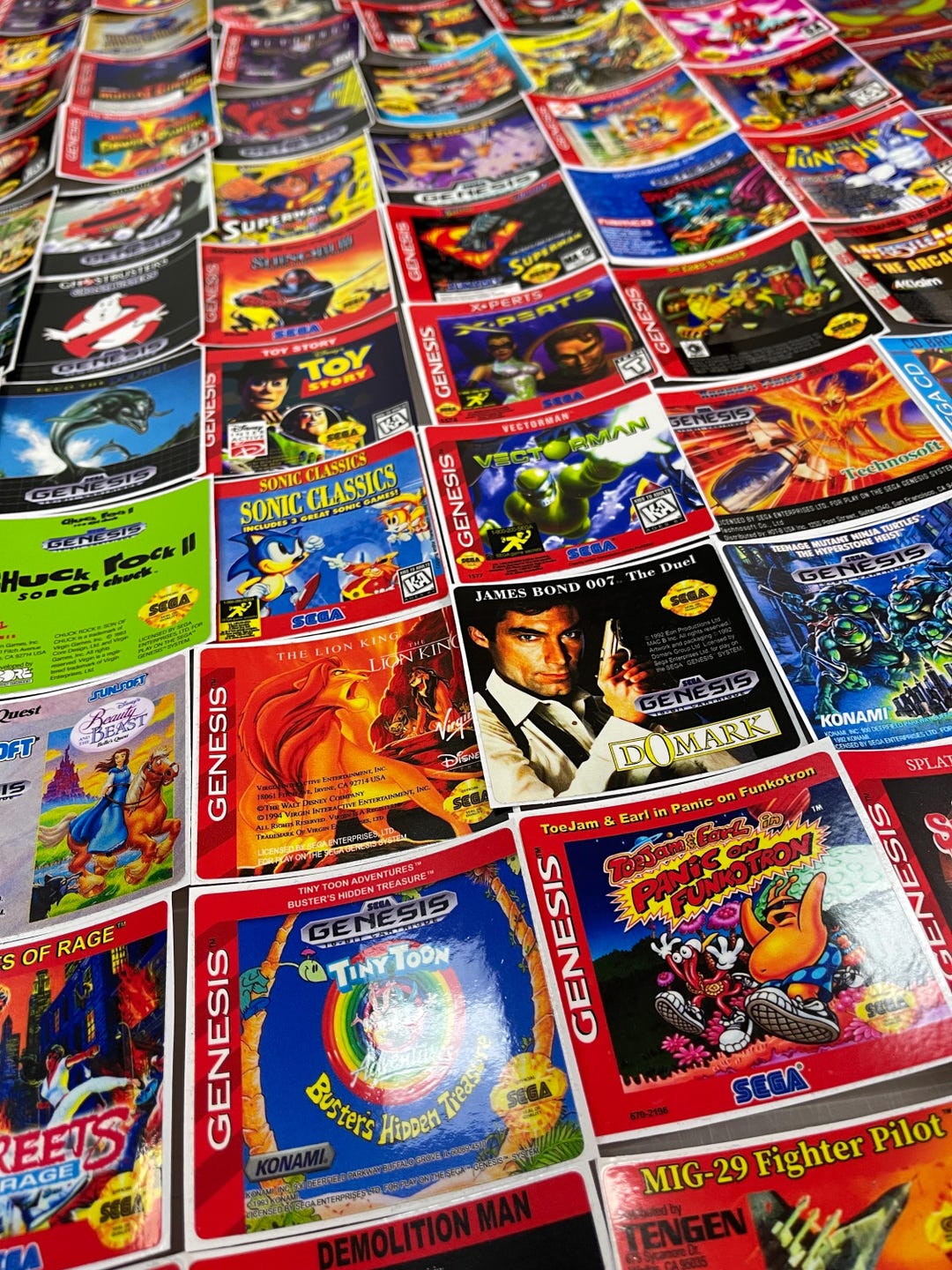 SEGA Cartridge Game Replacement Labels. Replace Your Game Labels With ...