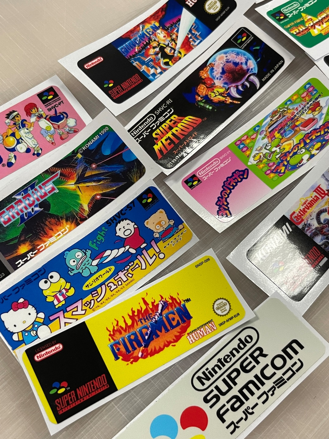 Super Famicom Cartridge Game Replacement Labels. Replace Your - Etsy