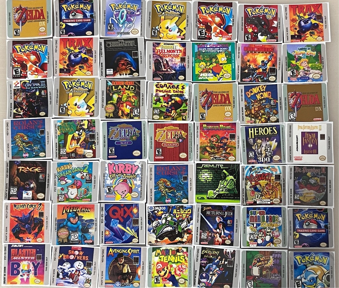 Gameboy Replacement Label - Restore Your Damaged Labels. Great for ...