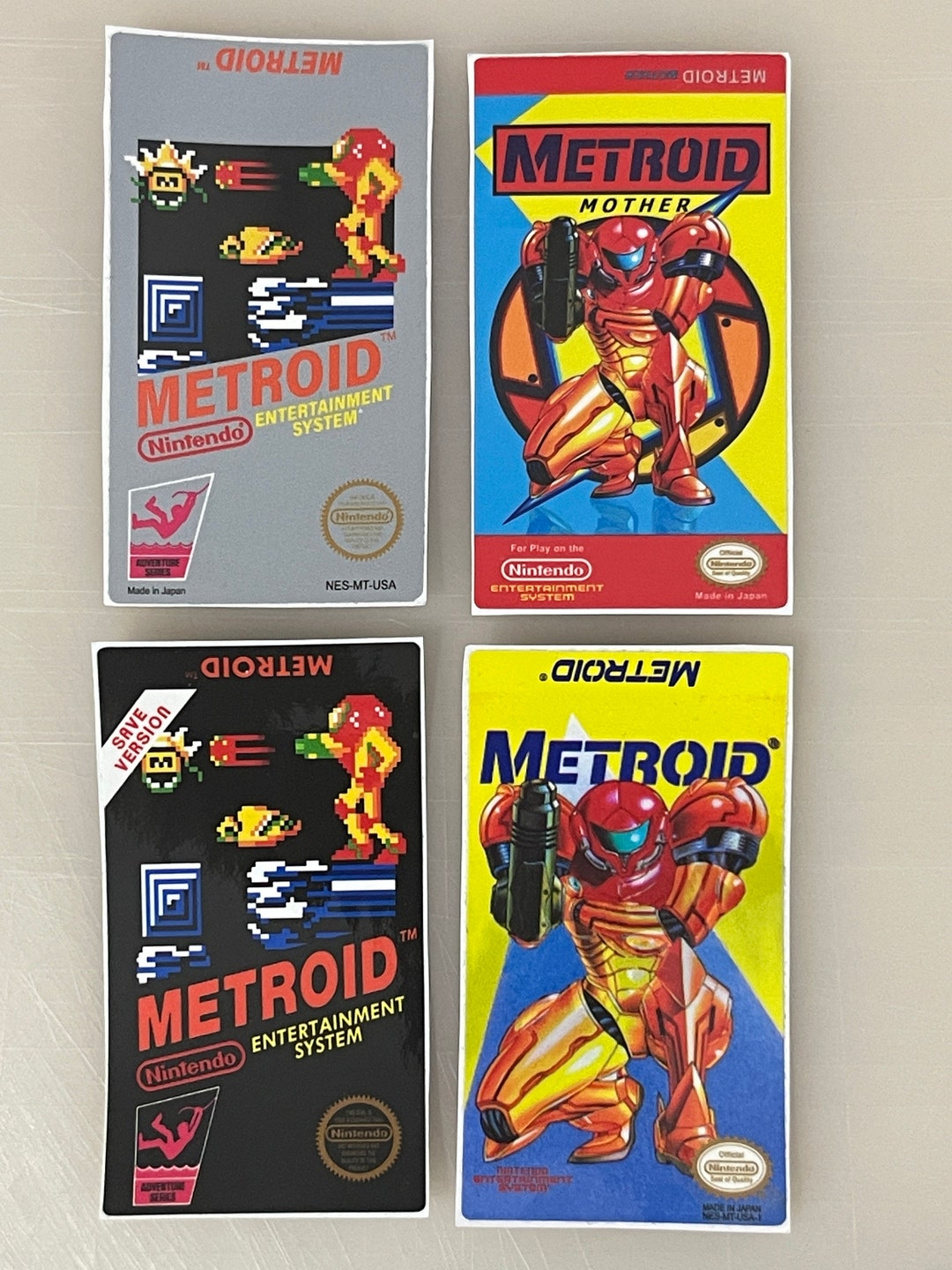 Metroid NES Replacement Label - Restore Your Damaged Label. Pick Your ...