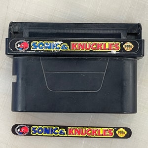 Sonic & Knuckles SEGA Cartridge Game Replacement Labels. Replace Labels ...