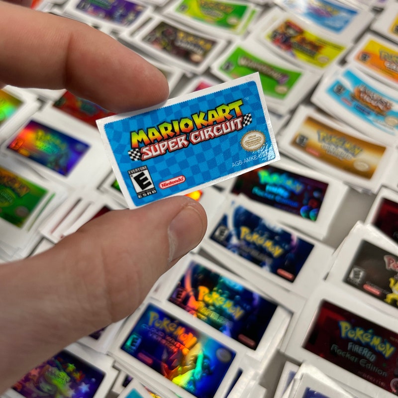 Custom Gba Game Label - Etsy
