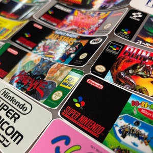 Super Famicom Cartridge Game Replacement Labels. Replace Your Game ...