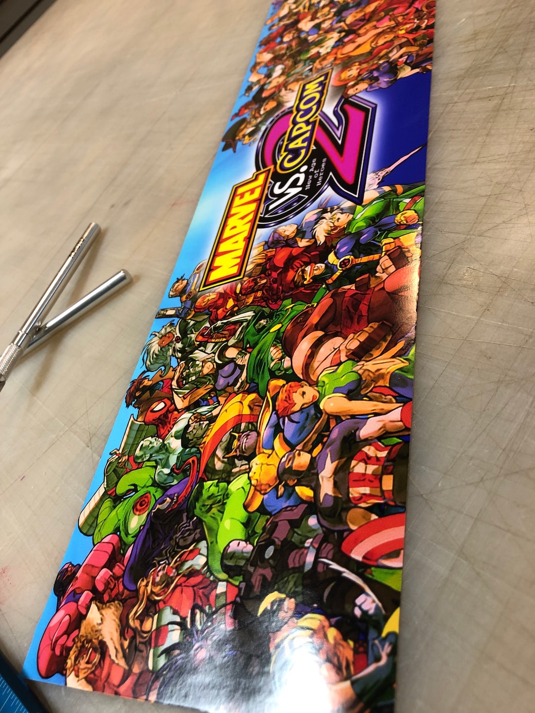 Retro Arcade Marquee Sticker Replicas Custom Designed High-quality ...