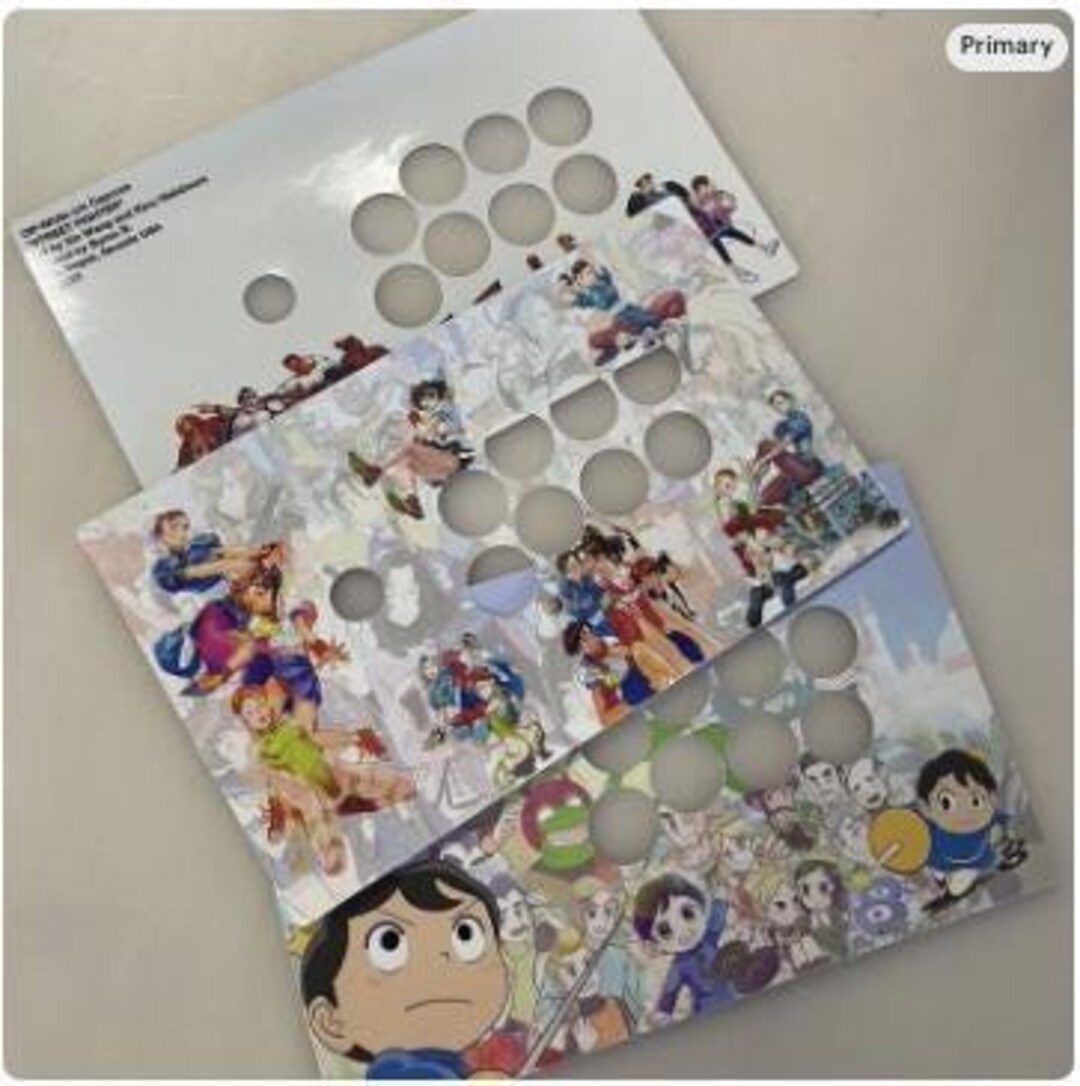 Arcade Inserts for Any Arcade Fighting Stick, Laminated Sticker Insert ...