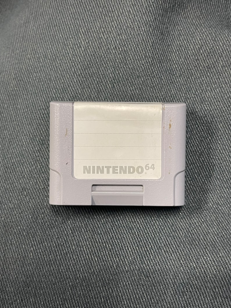 Nintendo 64 Memory Card Replacement Labels. Replace Your - Etsy