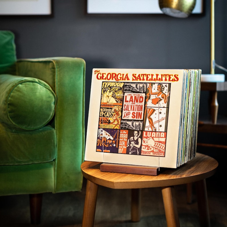 Vinyl Record Storage - a Mid-century Style Record Holder - Etsy