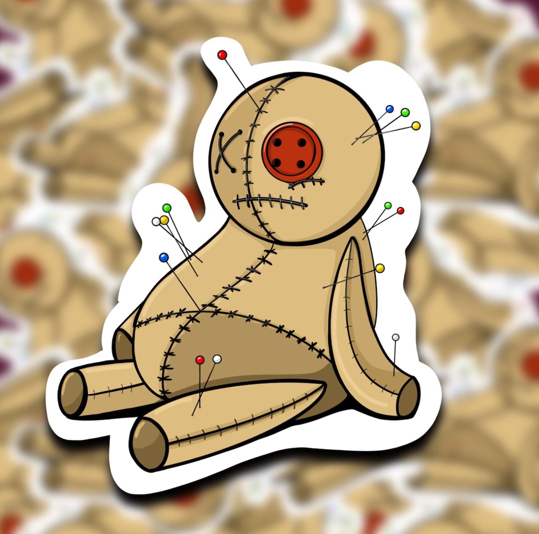 Voodoo Vinyl Sticker - Etsy