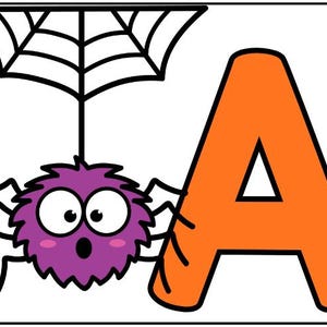 Halloween Alphabet Matching Game | Pre-k Language Center (digital ...