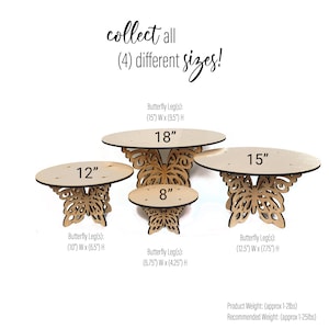 Butterfly Cake Stand | Perfect for Wedding Decorations, Birthday Party ...