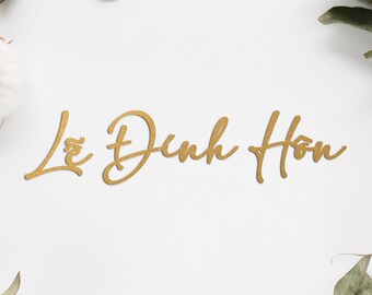 Le Dinh Hon Sign - Etsy