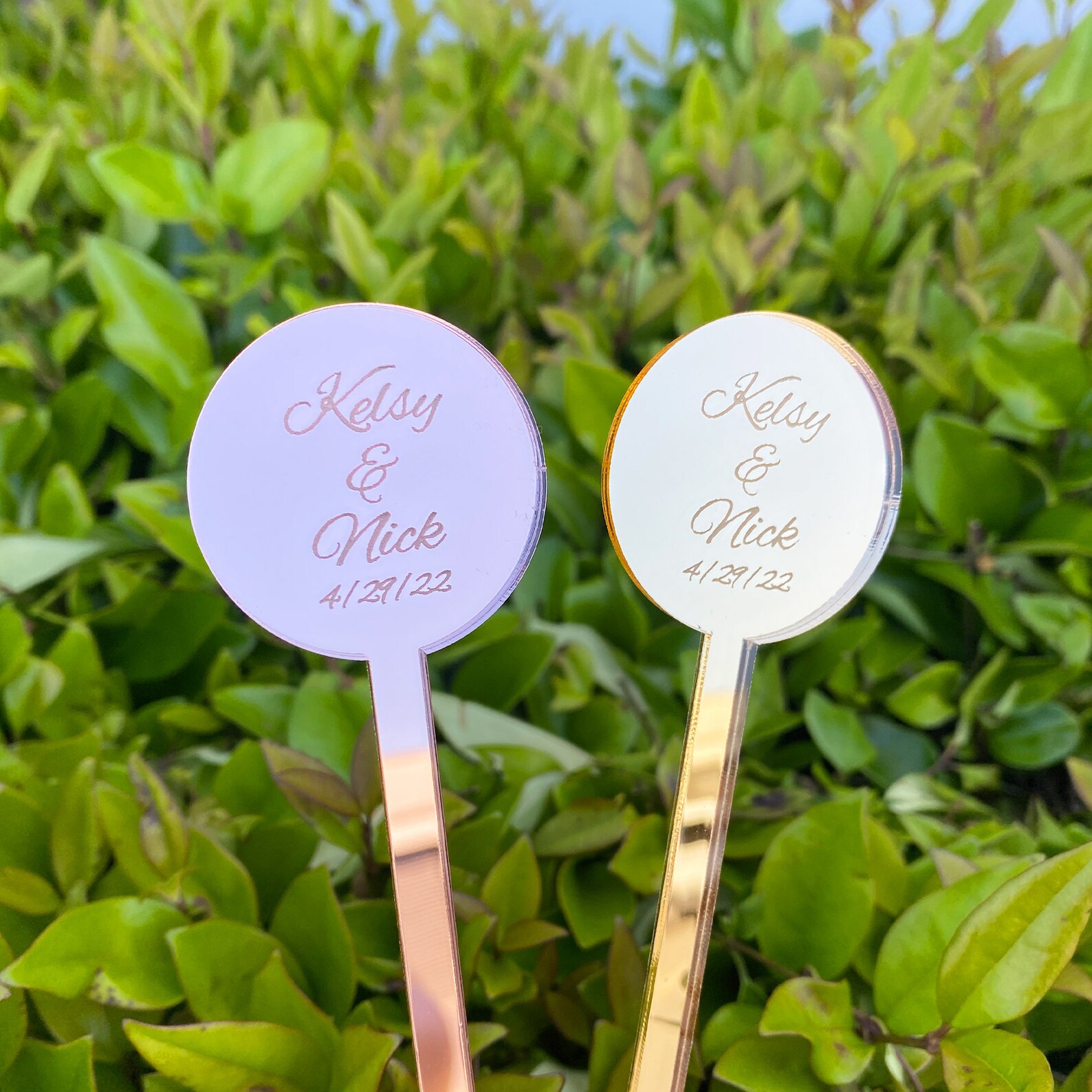 Custom Etched Acrylic Stir Sticks set of 10 Personalized - Etsy