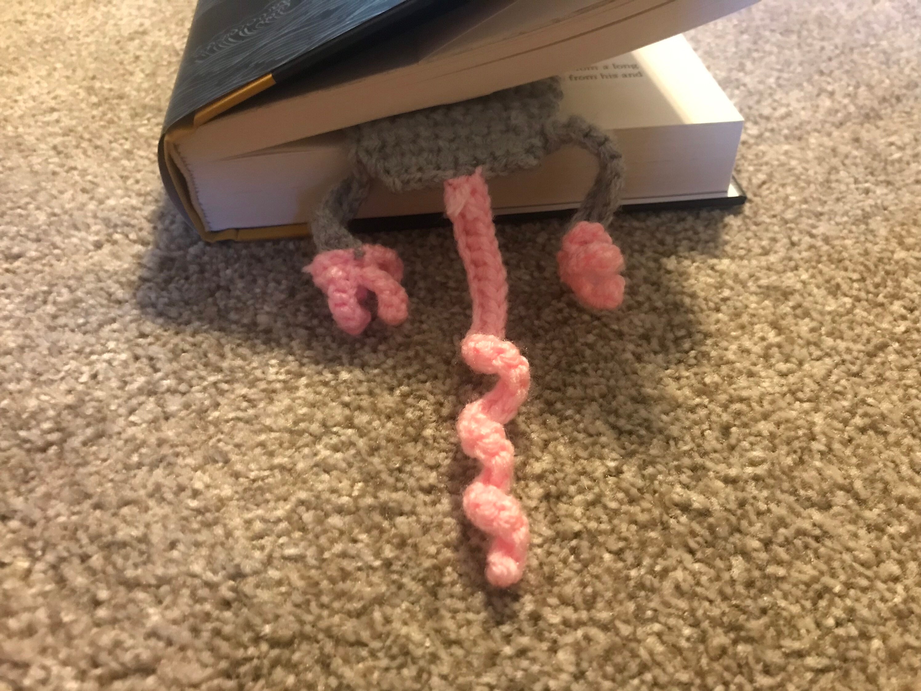 Crochet Amigurumi Mouse Bookmark - Etsy