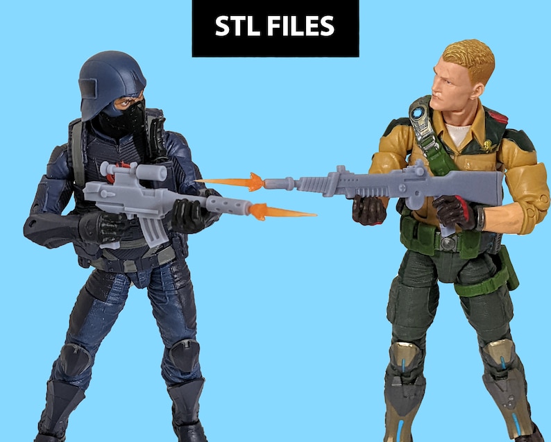 1:12 Sunbow Cartoon Style GI Joe Rifles STL Files for 3D Printing - Etsy