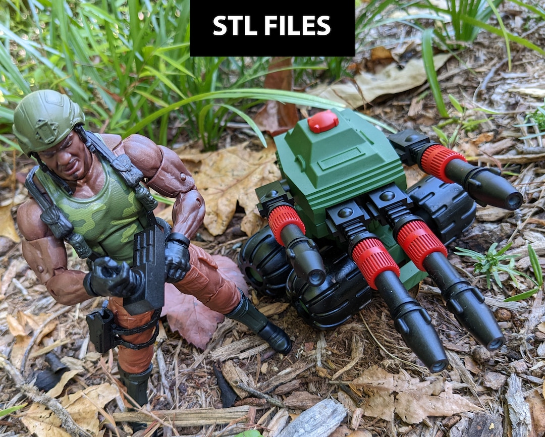 STL Files for 1/12 Scale PAC RAT Machine Gun Kit - Etsy