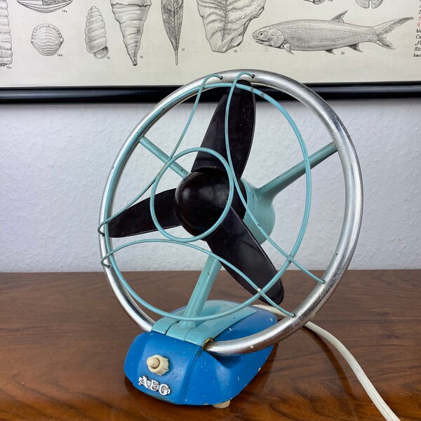 Mid Century Fan - Etsy