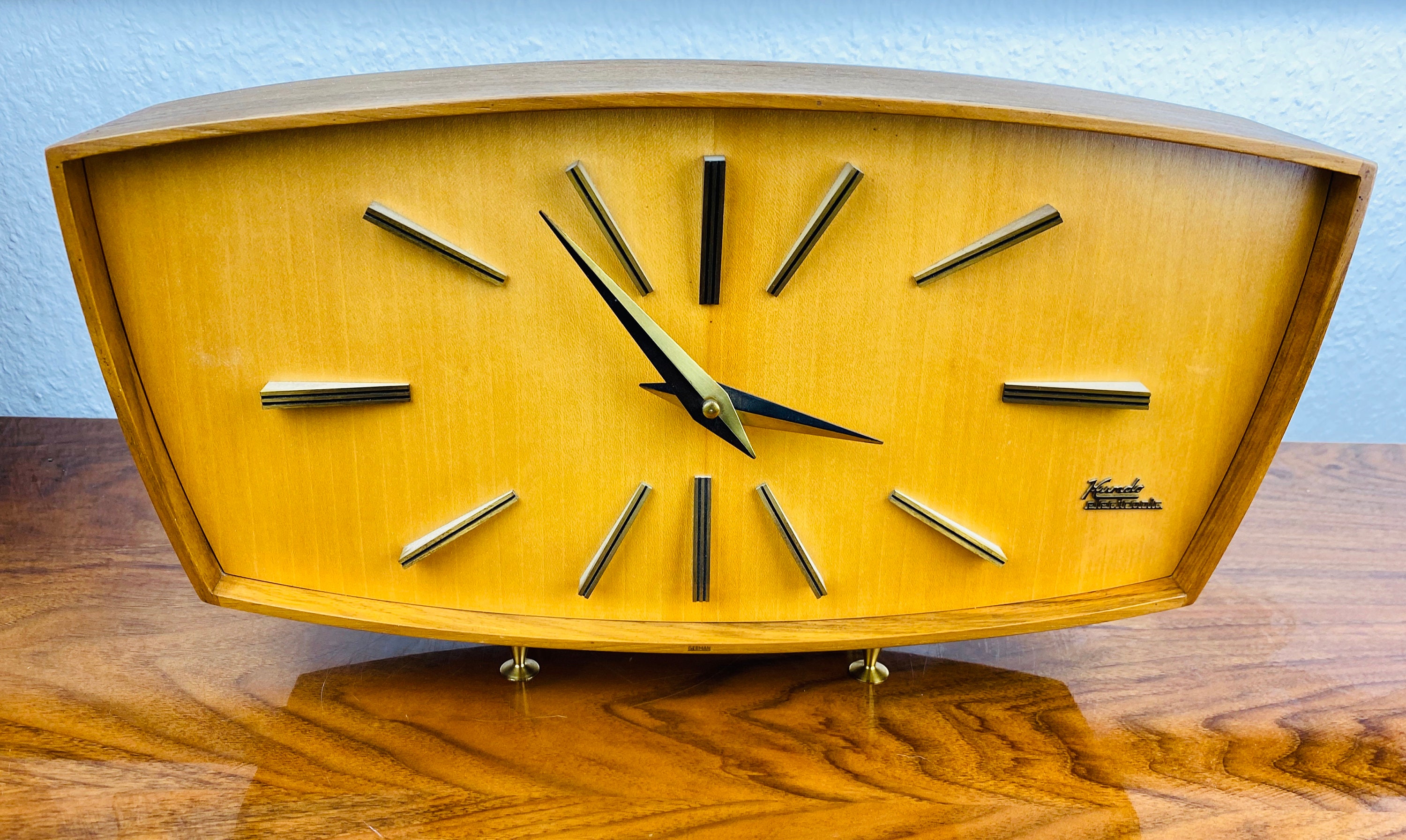 Stunning Unique Table Clock From the 1960s Mid Century - Etsy