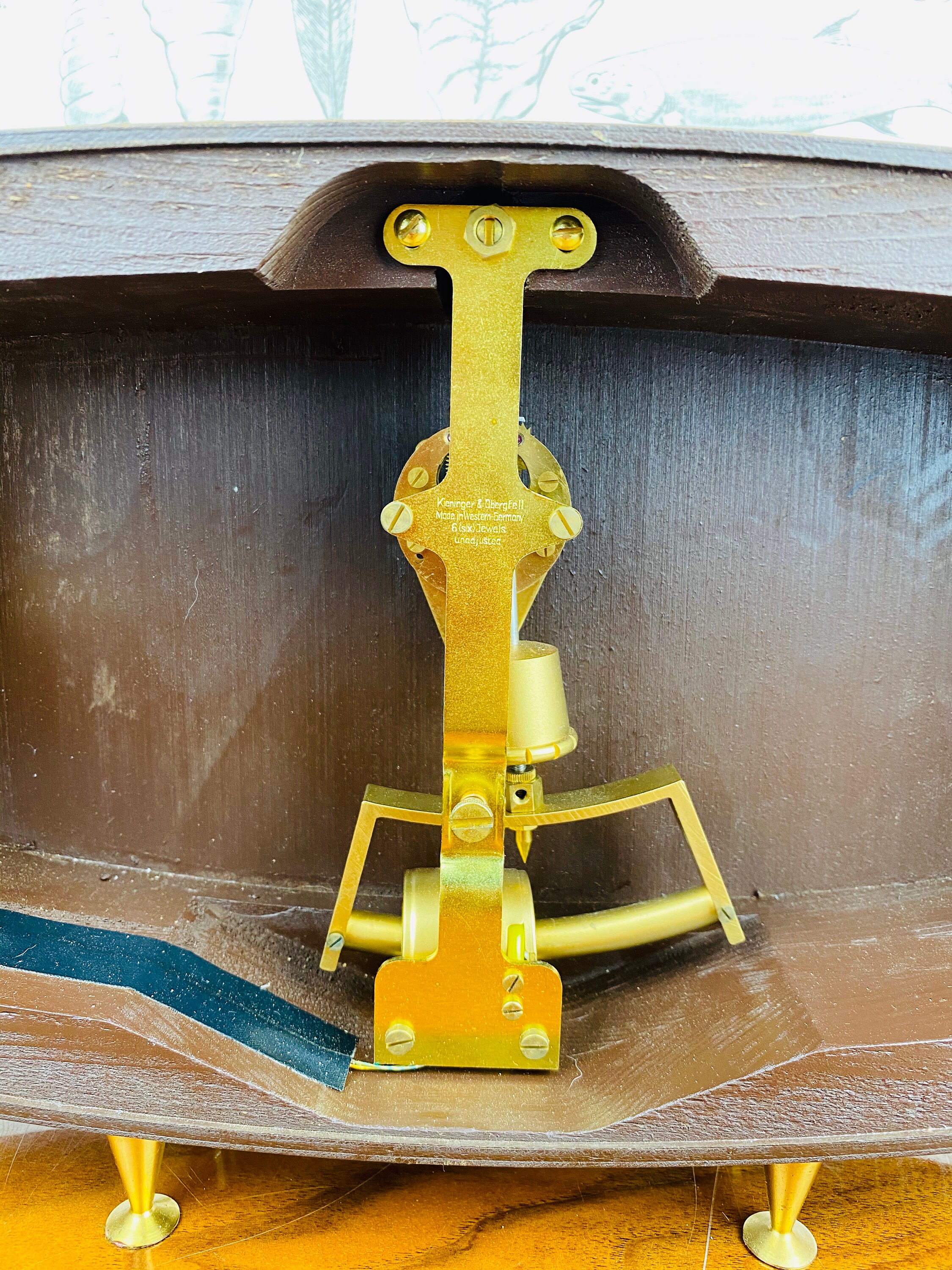 Stunning Unique Table Clock From the 1960s Mid Century - Etsy