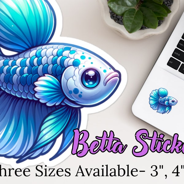 Fish Bubble Decal - Etsy