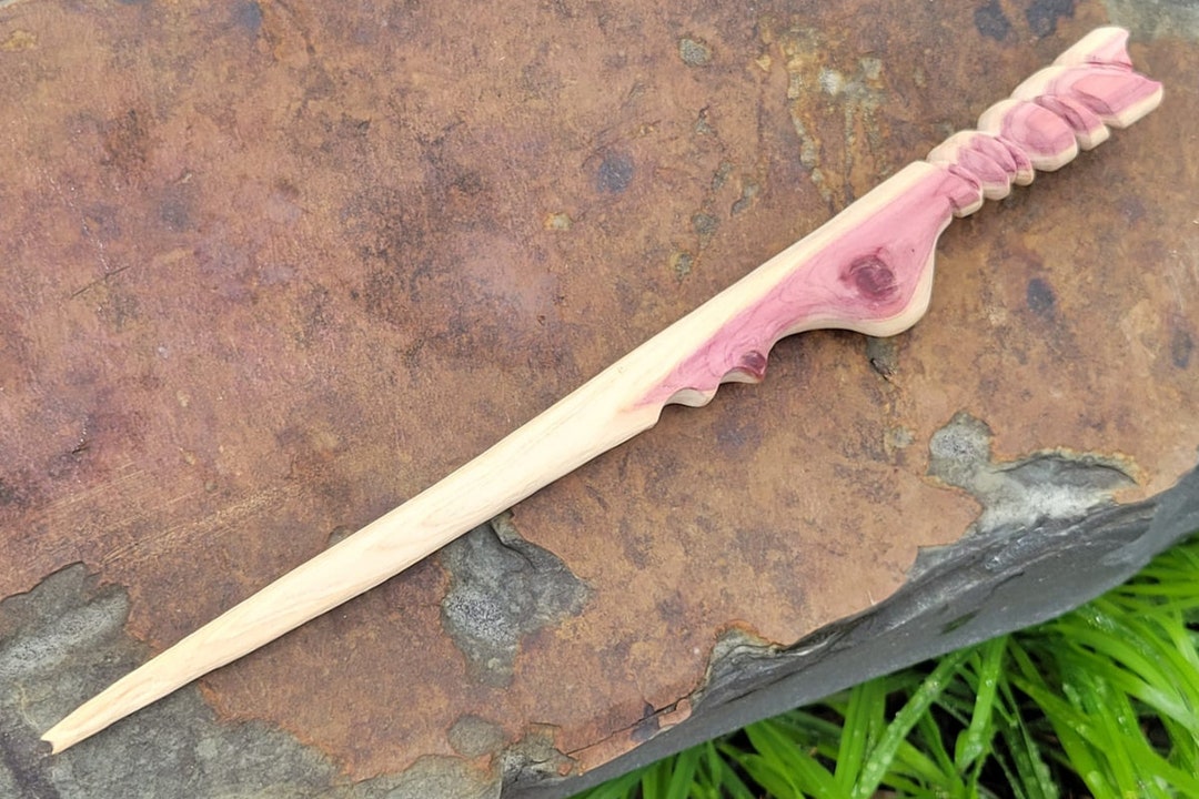 Hand Carved Cedar Wooden Wand - Unstained - Perfect for Cosplay Ready ...