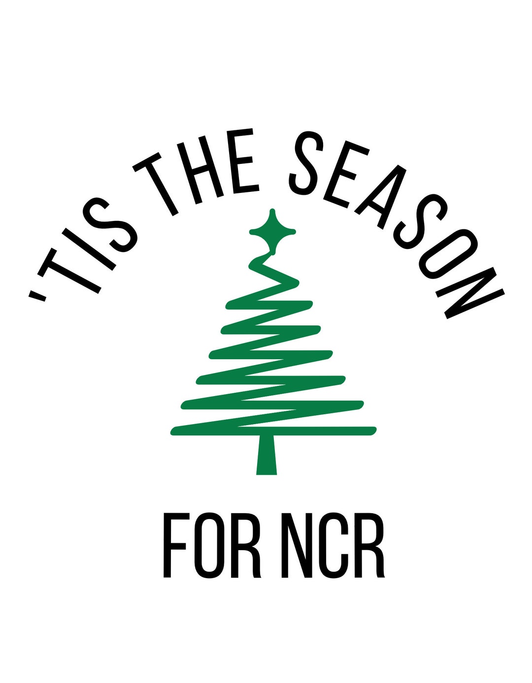 Tis the Season for NCR With Christmas Tree SVG/PNG - Etsy
