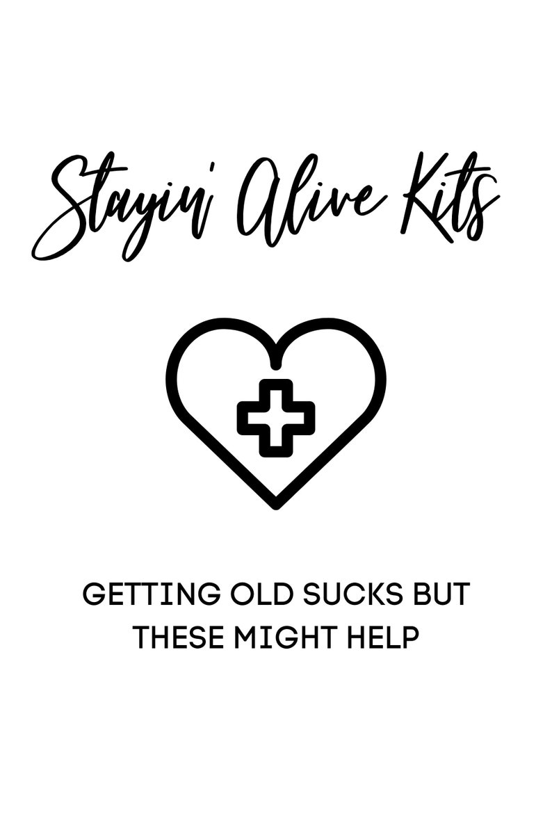 Staying Alive Kit for Birthday Party SVG and PNG (printable) - Etsy