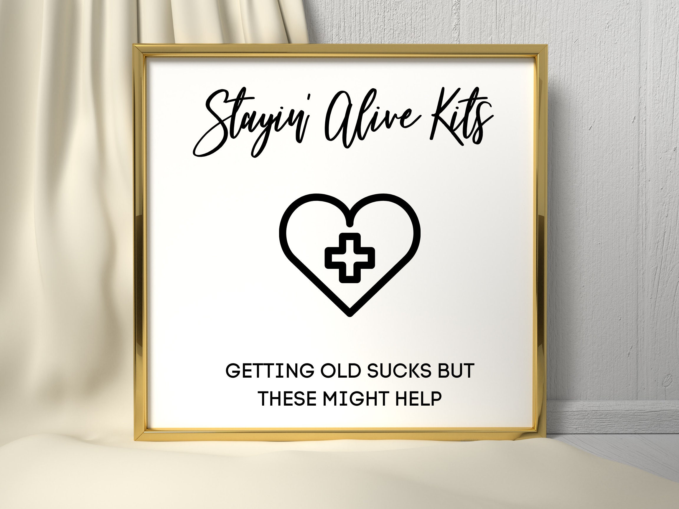 Staying Alive Kit for Birthday Party SVG and PNG (printable) - Etsy