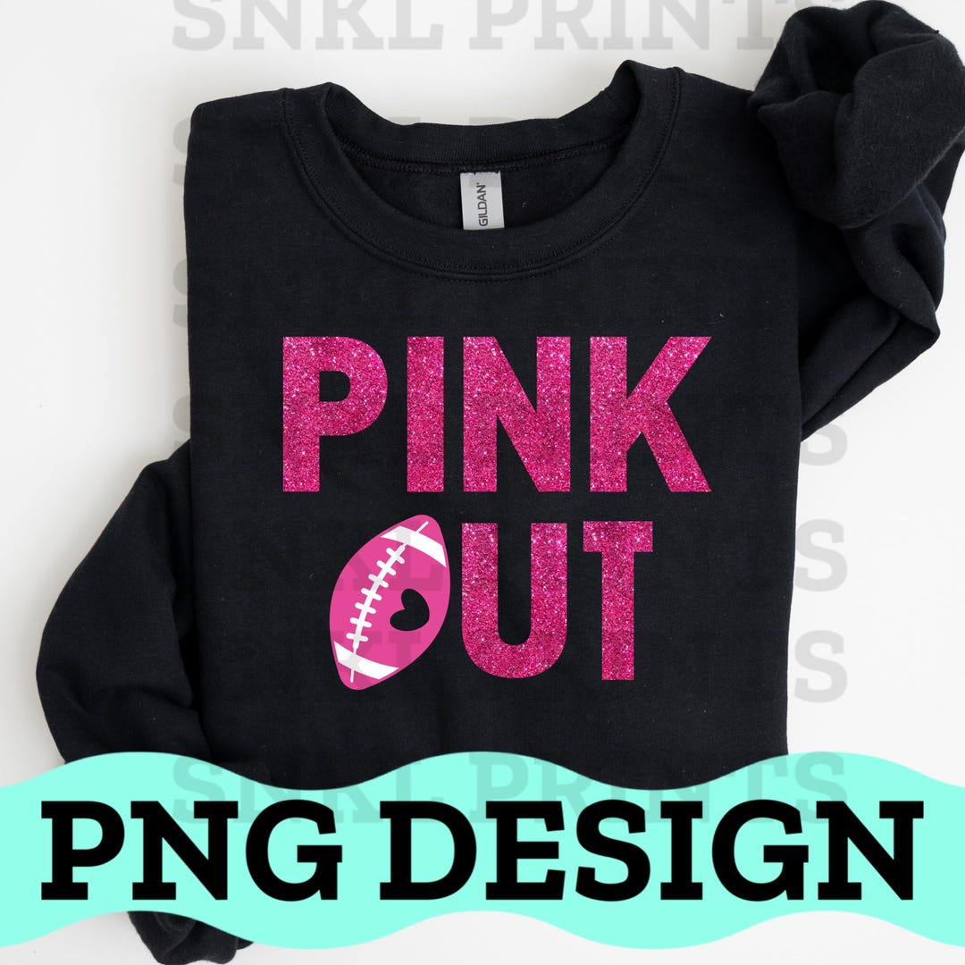 Football Pink Out Png, Breast Cancer Football Png, Breast Cancer ...