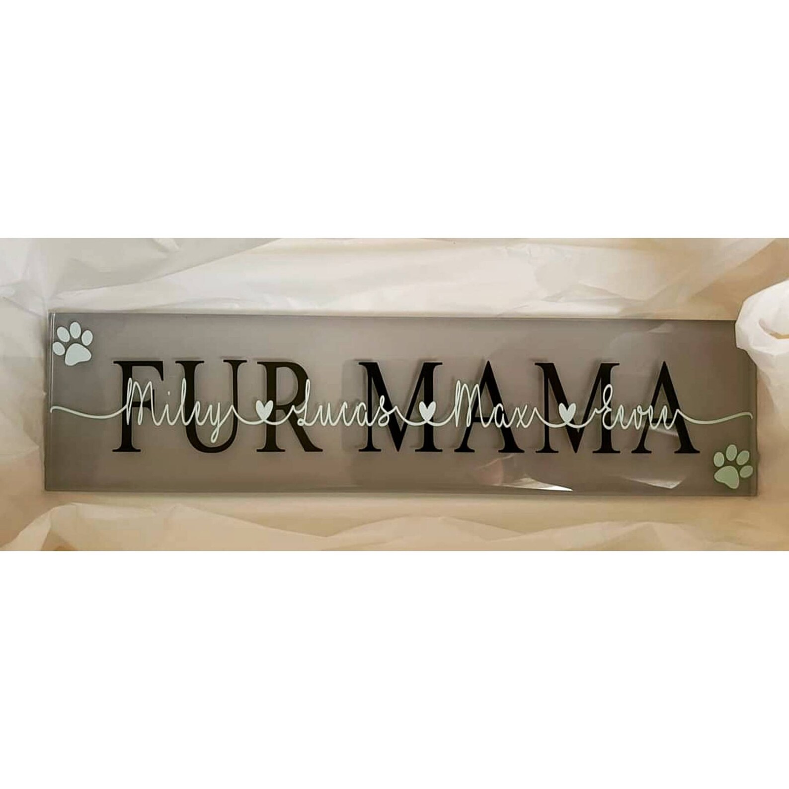 MOM Glass Tile Mother's Gift MOM Display Tile - Etsy