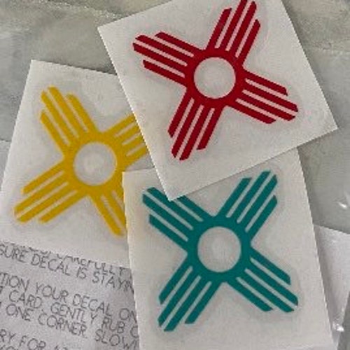 Zia Heart Vinyl Decal - Etsy